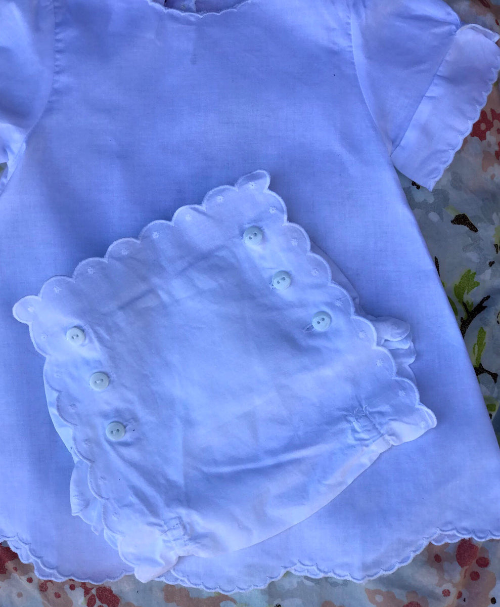 Custom Scalloped Fancy Bloomers - Grace and James Kids – Grace & James Kids